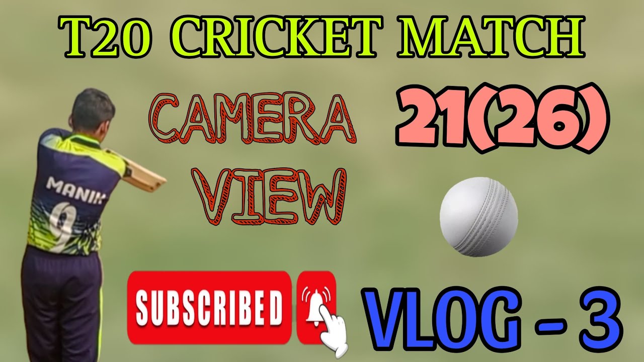 21(26) 🔥 T20 Cricket Match 🏟️ Win or Loss ? 🤔 Manik Kalra 🌺 - YouTube