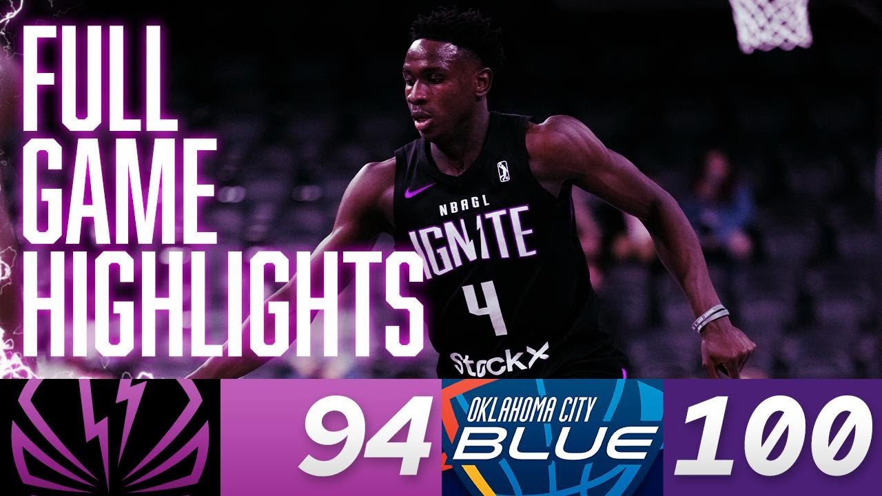 G League Ignite vs. Oklahoma City Blue - Game Highlights - YouTube
