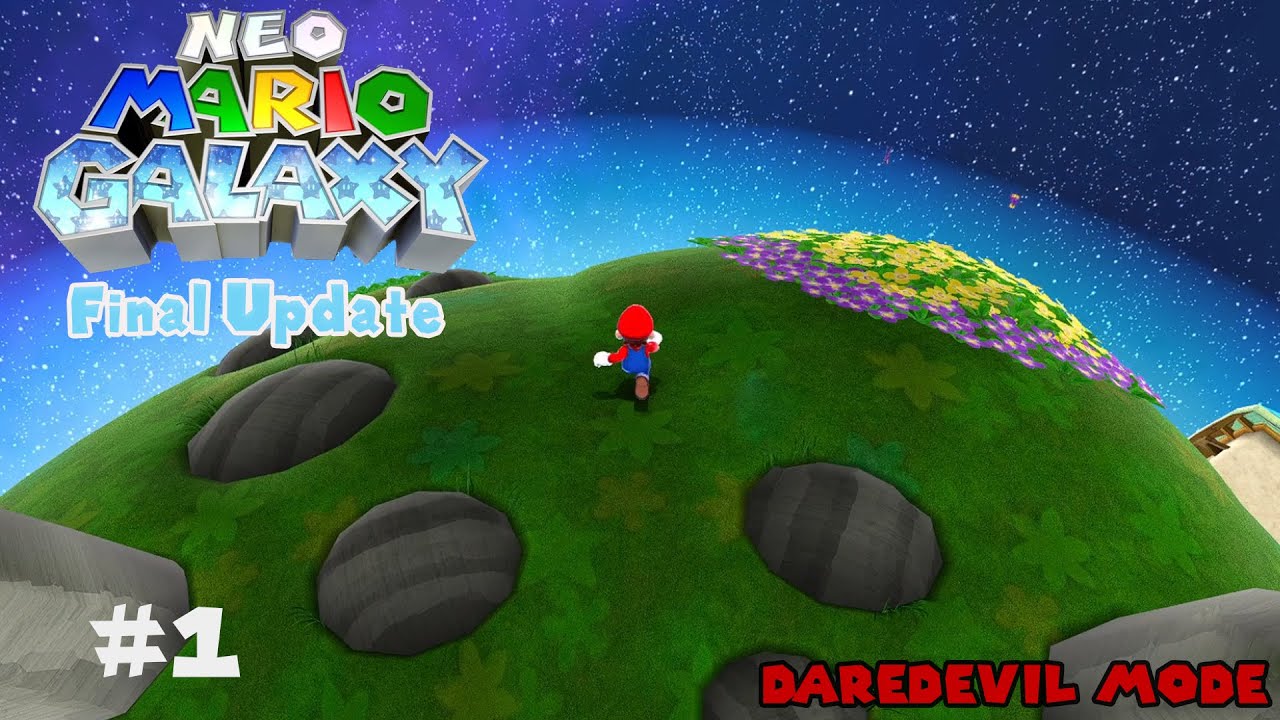 Neo Mario Galaxy: Final Update (2023) Daredevil Mode Playthrough #1 ...