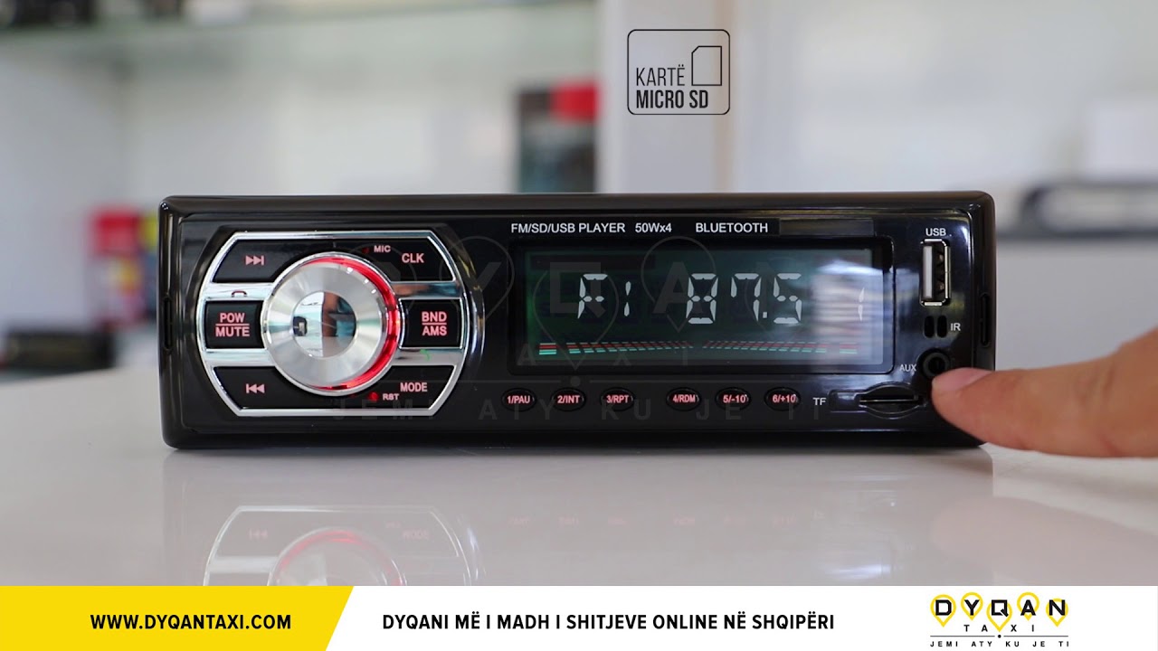 Kasetofon me Bluetooth dhe USB - YouTube