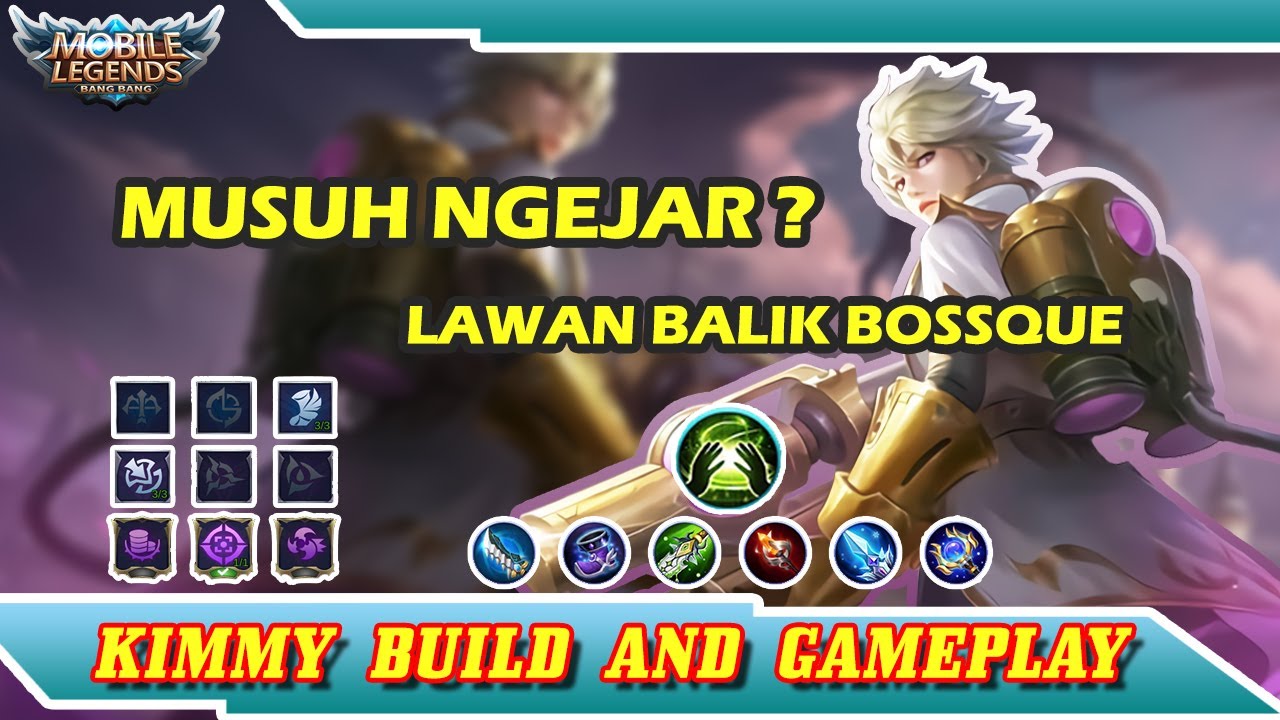 KIMMY GAMEPLAY + BUILD | KIMMY DAMAGE SAKIT | KIMMY ITEM BUILD GAMEPLAY ...