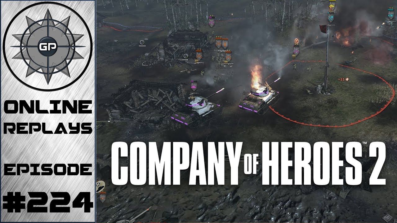 Company of Heroes 2 Online Replays #224 - Blobs Fighting Blobs - YouTube