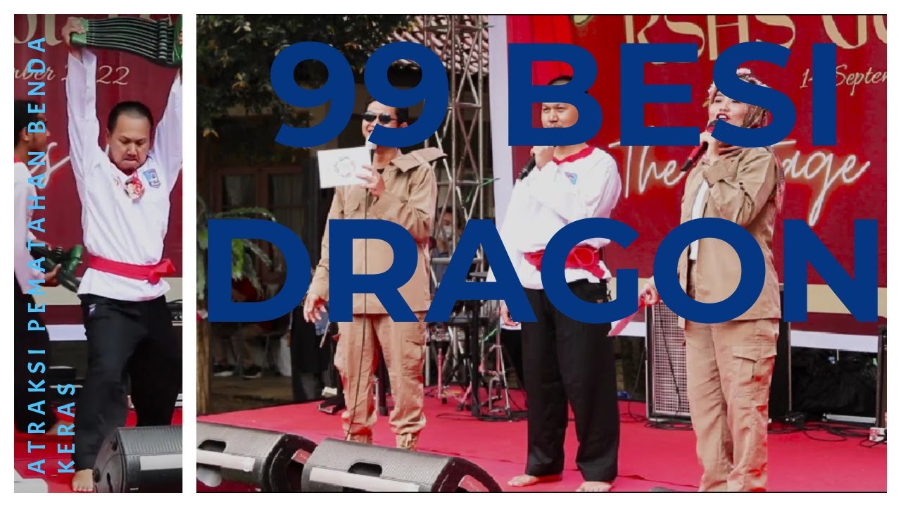 Pematahan Besi Dragon 99 Buah Dengan Tangan Kosong / Latihan Pernafasan ...