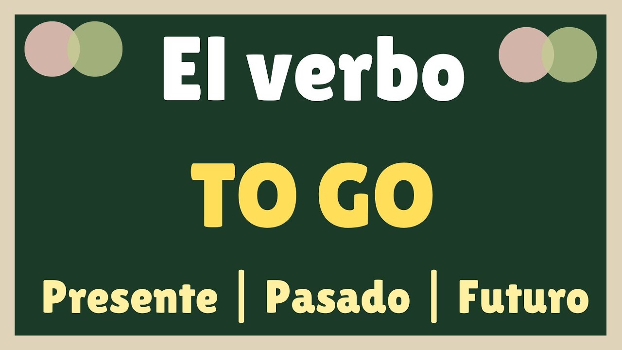 Como usar el verbo "TO GO" en inglés | Oraciones con el verbo "TO GO ...