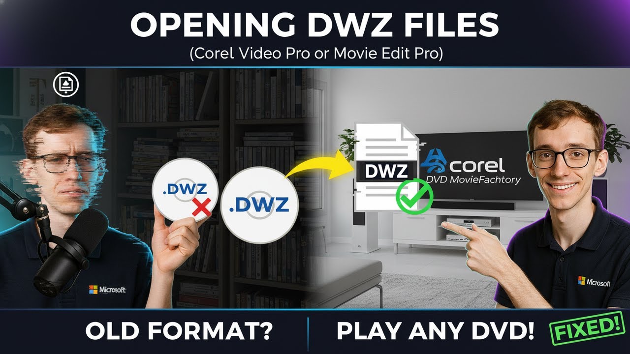 Opening DWZ Files (Corel DVD MovieFactory) - YouTube