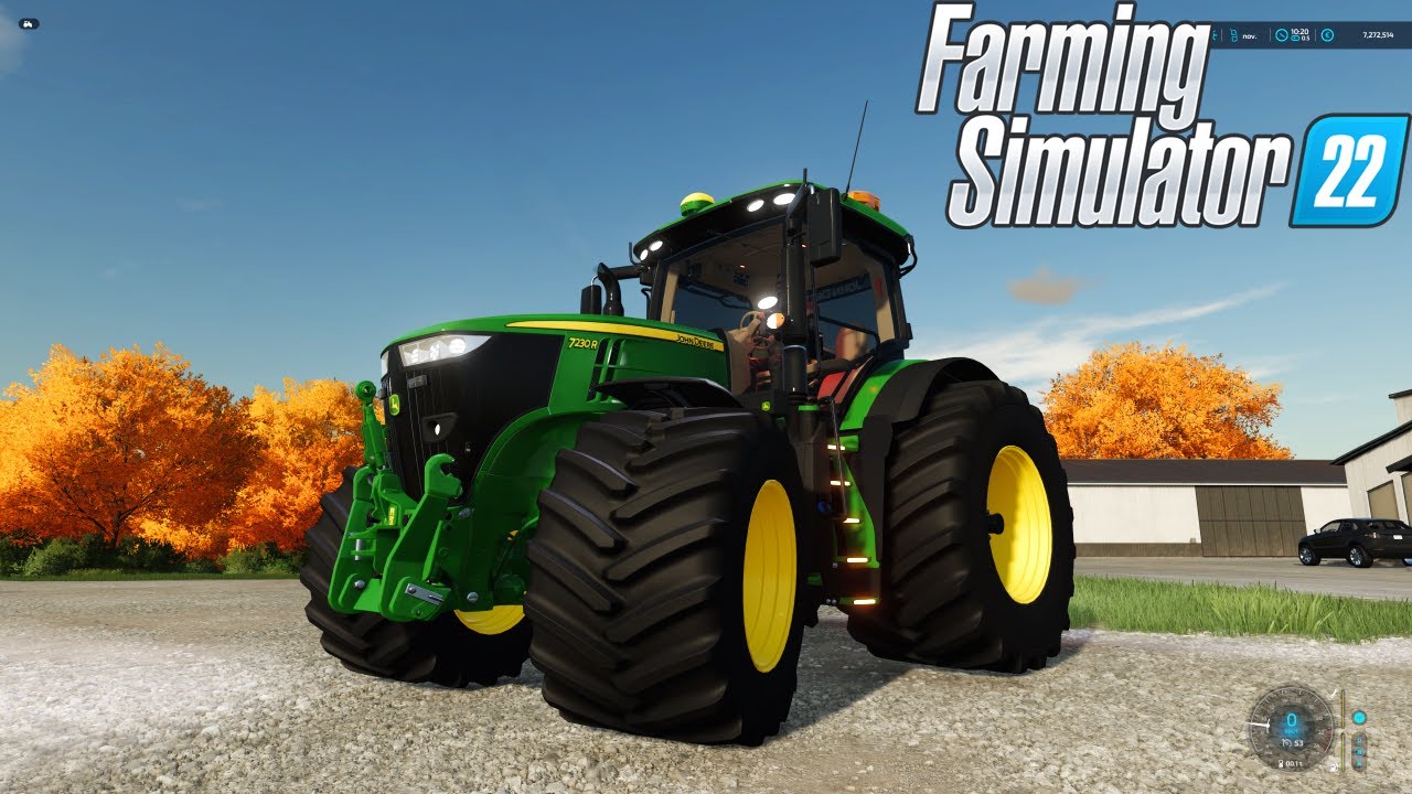 FS22|Let`s Play Farming Simulator 22|Collect silage bales whit my John ...