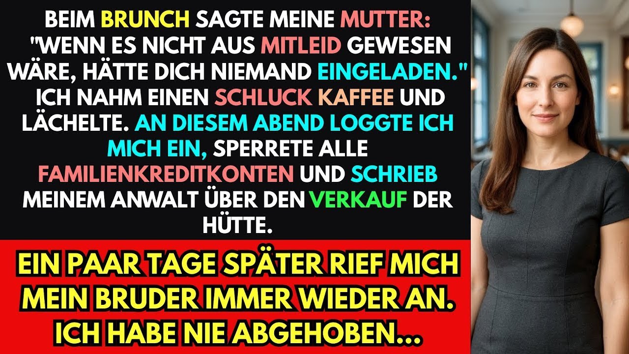'Beim Brunch grinste meine Mutter ‚Sei froh, dass wir dich überhaupt ...