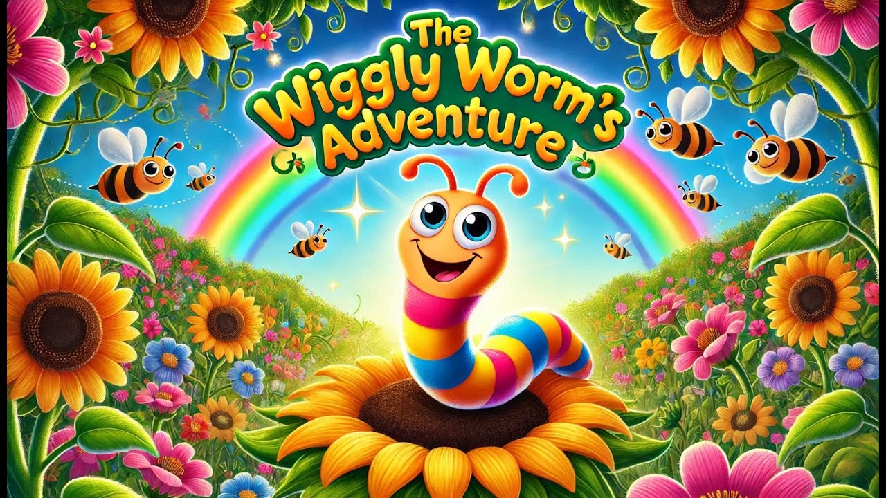 The Wiggly Worm’s Adventure | Fun Kids Rhyme with Sing-Along! 🌈🪱 - YouTube