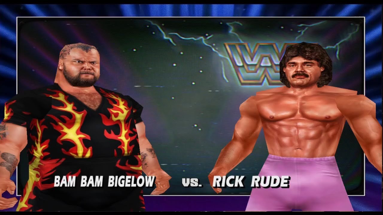Bam Bam Bigelow vs. Rick Rude (Non-Title) | WWF Superstars of Wrestling ...