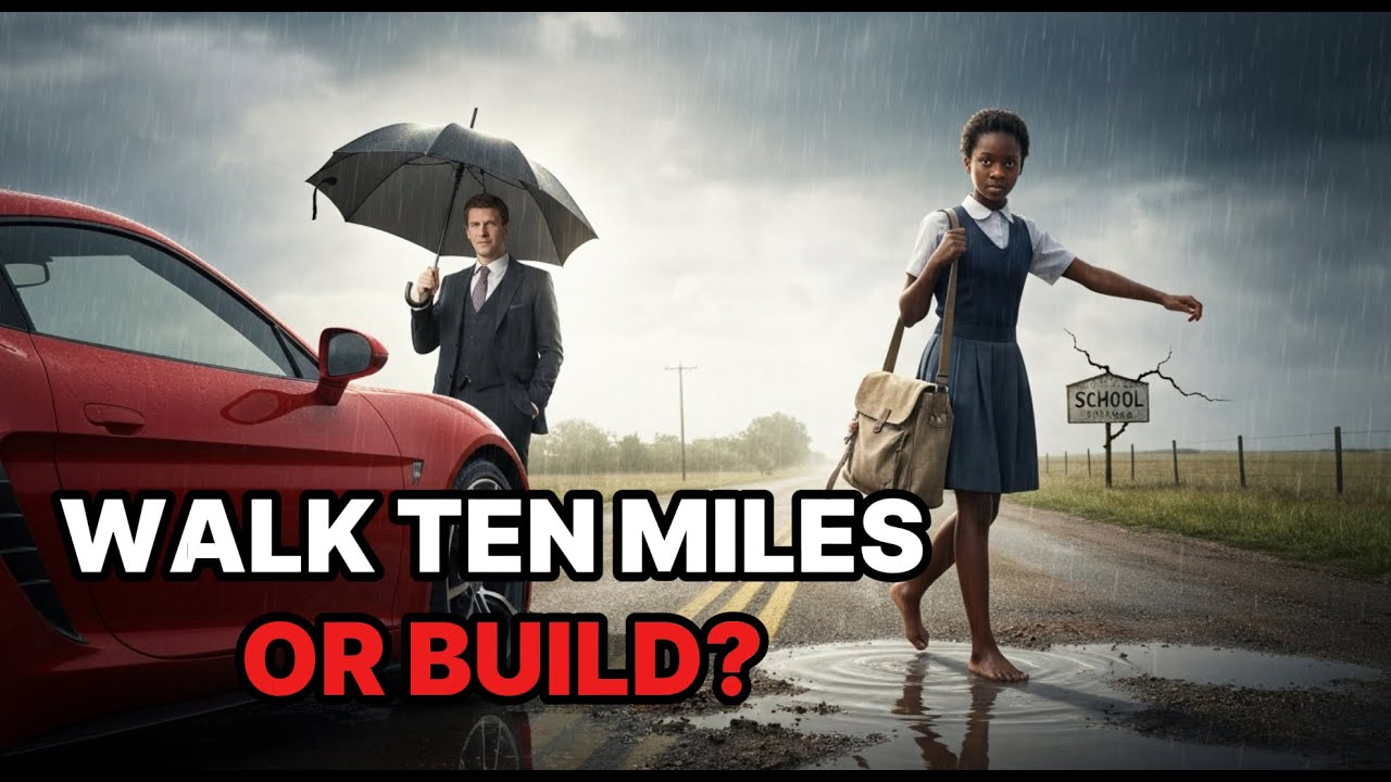 Girl Walks 10 Miles To study Until One Day millionaire Follows Her And ...