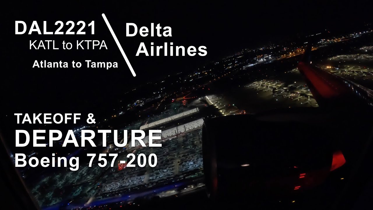 Night Takeoff: DAL2221 - Atlanta Hartsfield-Jackson Intl. (KATL ...