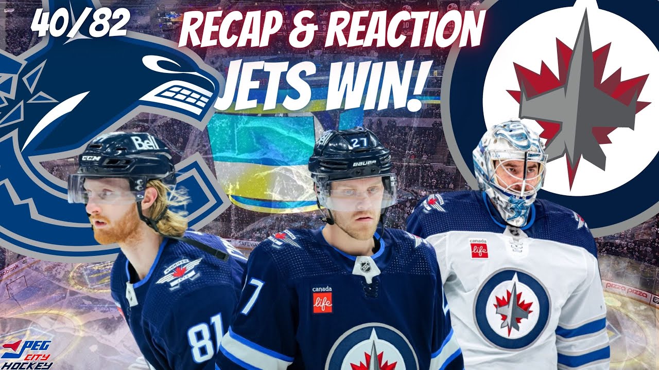 Jets Score a Touchdown in 7-4 Win Over Canucks!- 22/23 Winnipeg Jets ...