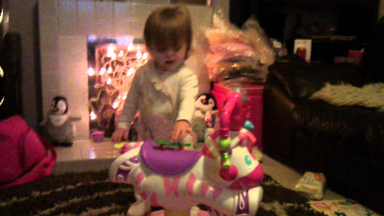 Daizee-Mai On Her Bouncy Zebra - YouTube