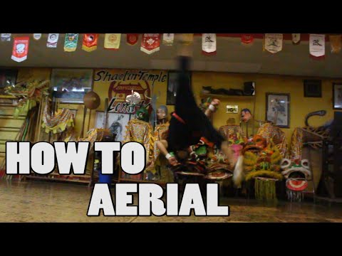 HOW TO CARTWHEEL WITH NO HANDS - AERIAL TUTORIAL - YouTube
