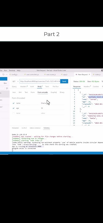 Rest API (Crud operation) part-2 - YouTube