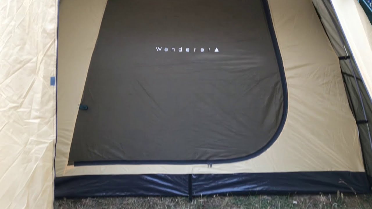 How To Set Up A 4 Person Tent From BCF - Wanderer Tent - YouTube