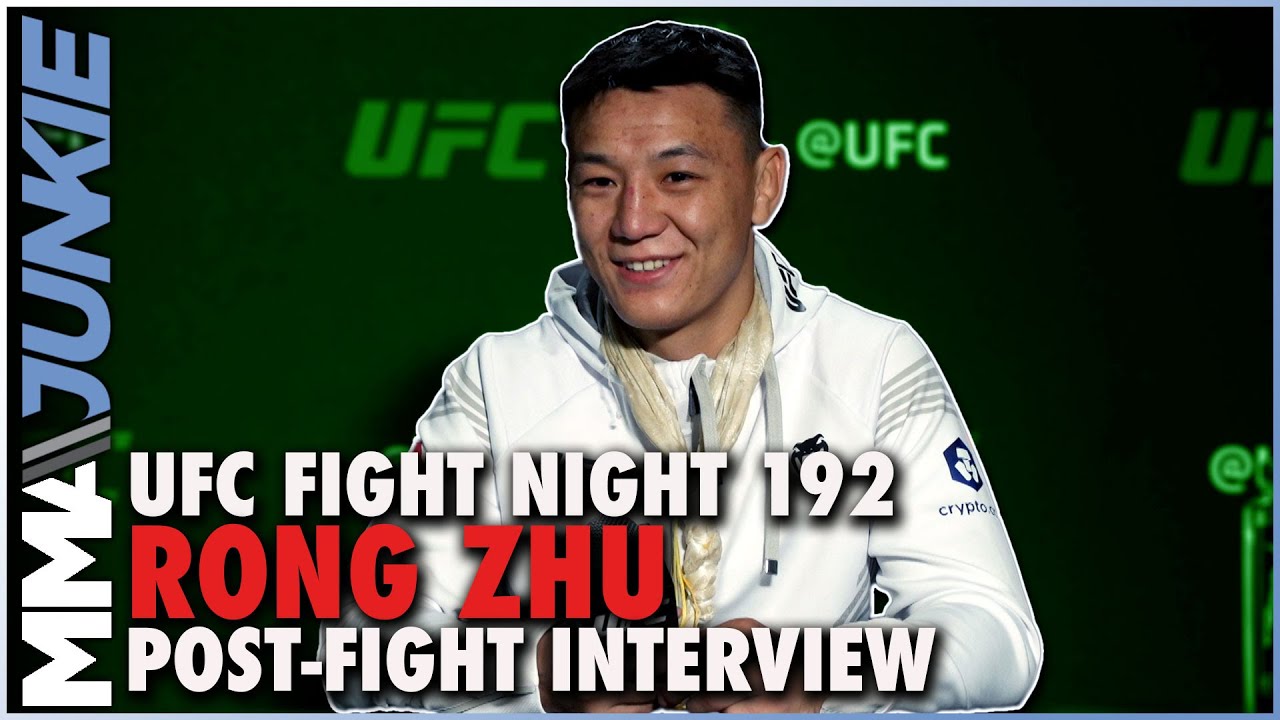 21-year-old Rong Zhu makes UFC history with TKO win | #UFCVegas37 | # ...