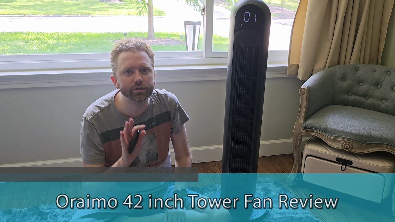 Oraimo 42 inch Tower Fan Review - YouTube