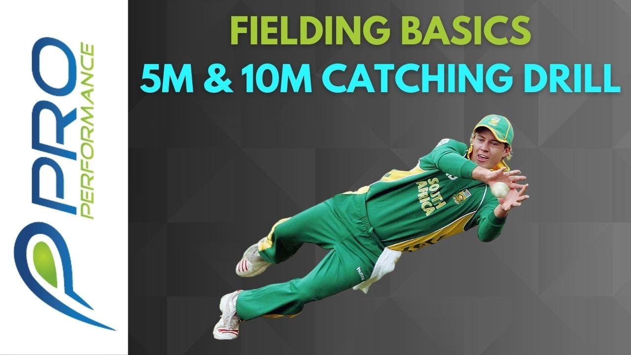 Cricket Fielding & Catching Drills - 5m & 10m Flat Catches - YouTube