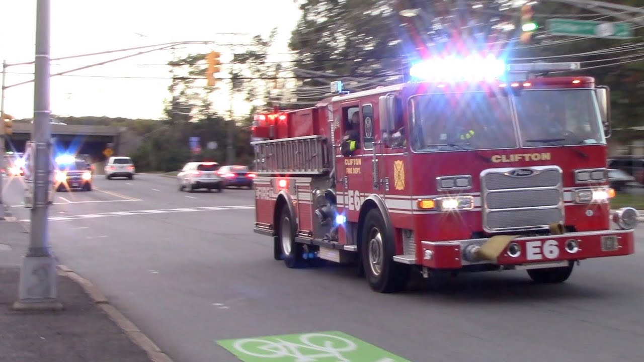 Clifton Fire Department Engine 6 Car 8-2 And Accountability 1 ...