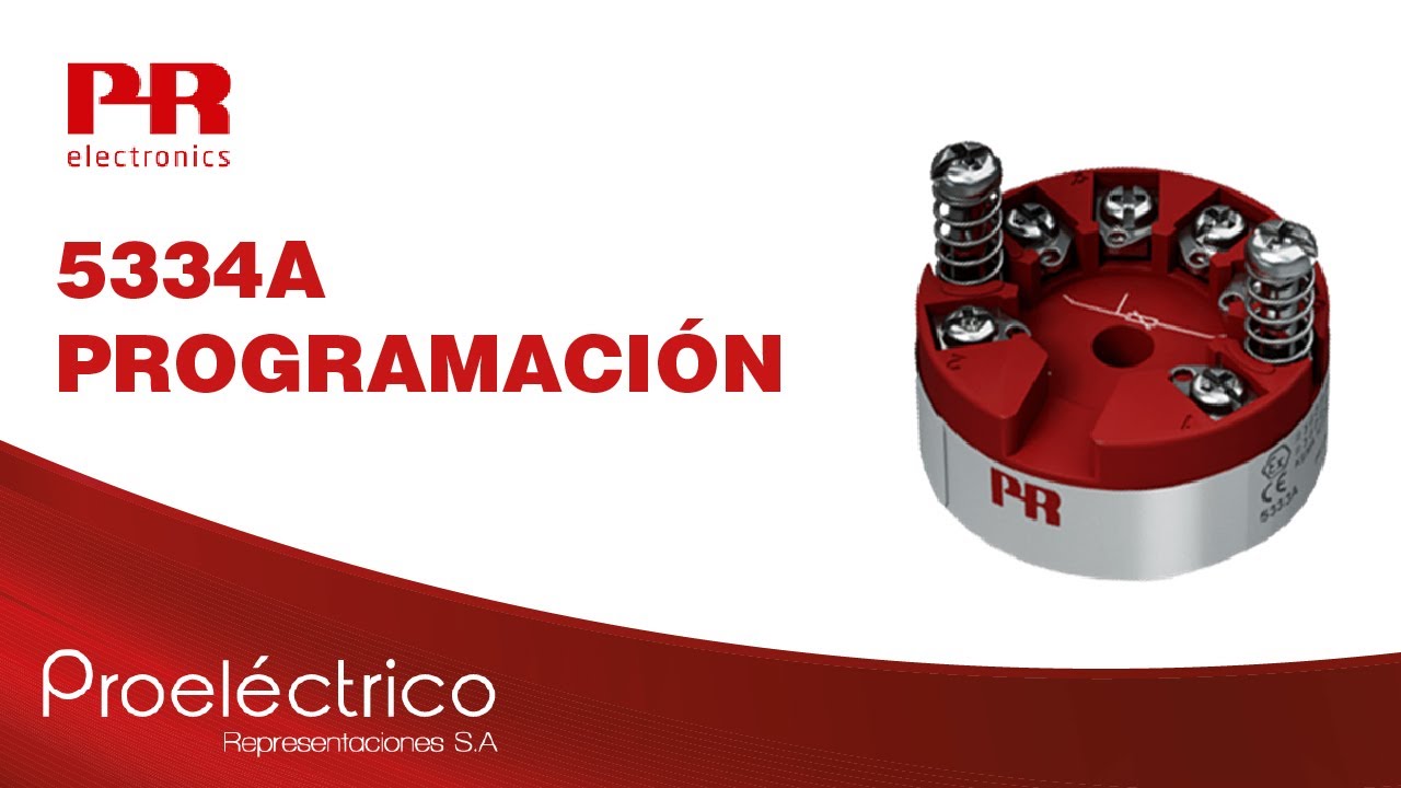 Programación y Configuración 5334A - Pr Electronics - YouTube