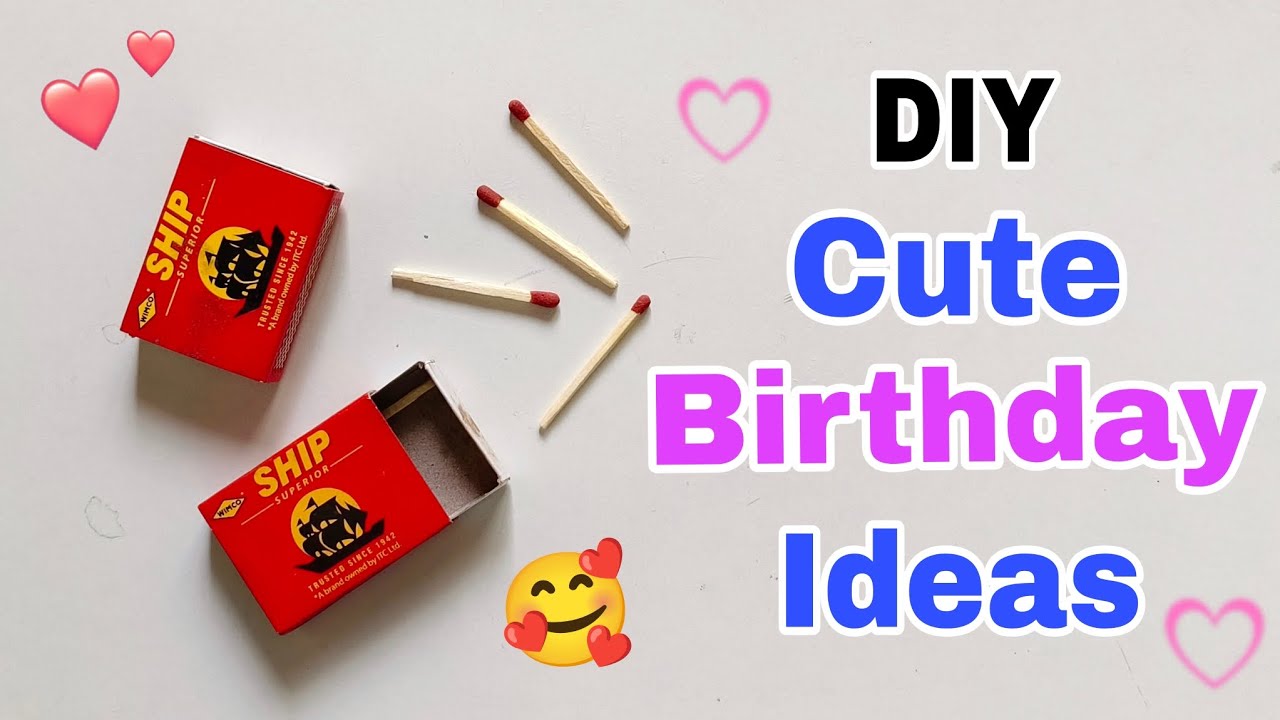Birthday Gift Ideas From Waste material |white Paper craft | Easy ...