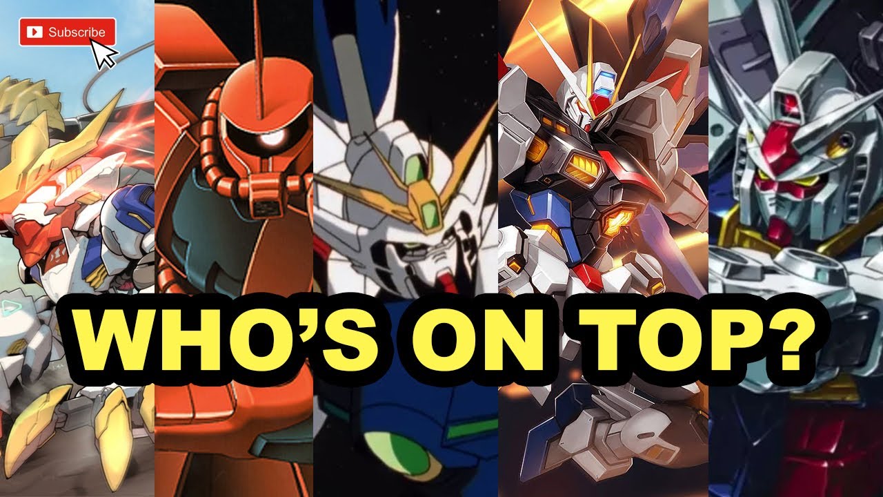 Top 5 Fan | Favorite Mobile Suits Of All Time - YouTube