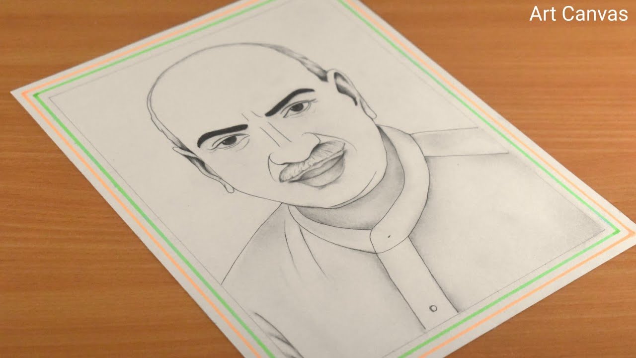 K Kamarajar Drawing With Pencil Sketch / Step by Step / lndependence ...