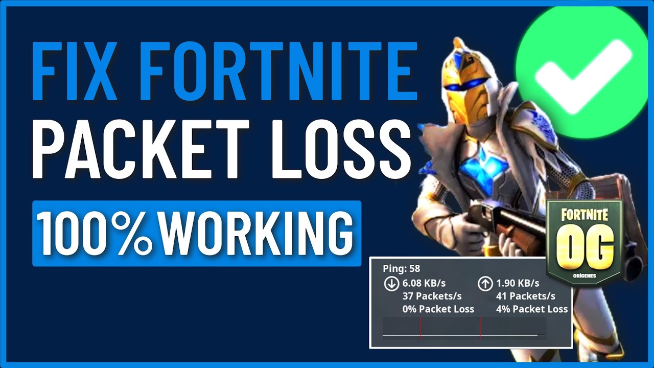FORTNITE OG PACKET LOSS | How To Fix Fornite Packet Loss (Tutorial ...