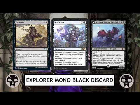 Explorer Mono Black Discard - Today We Play Perhaps The Swingiest Game ...
