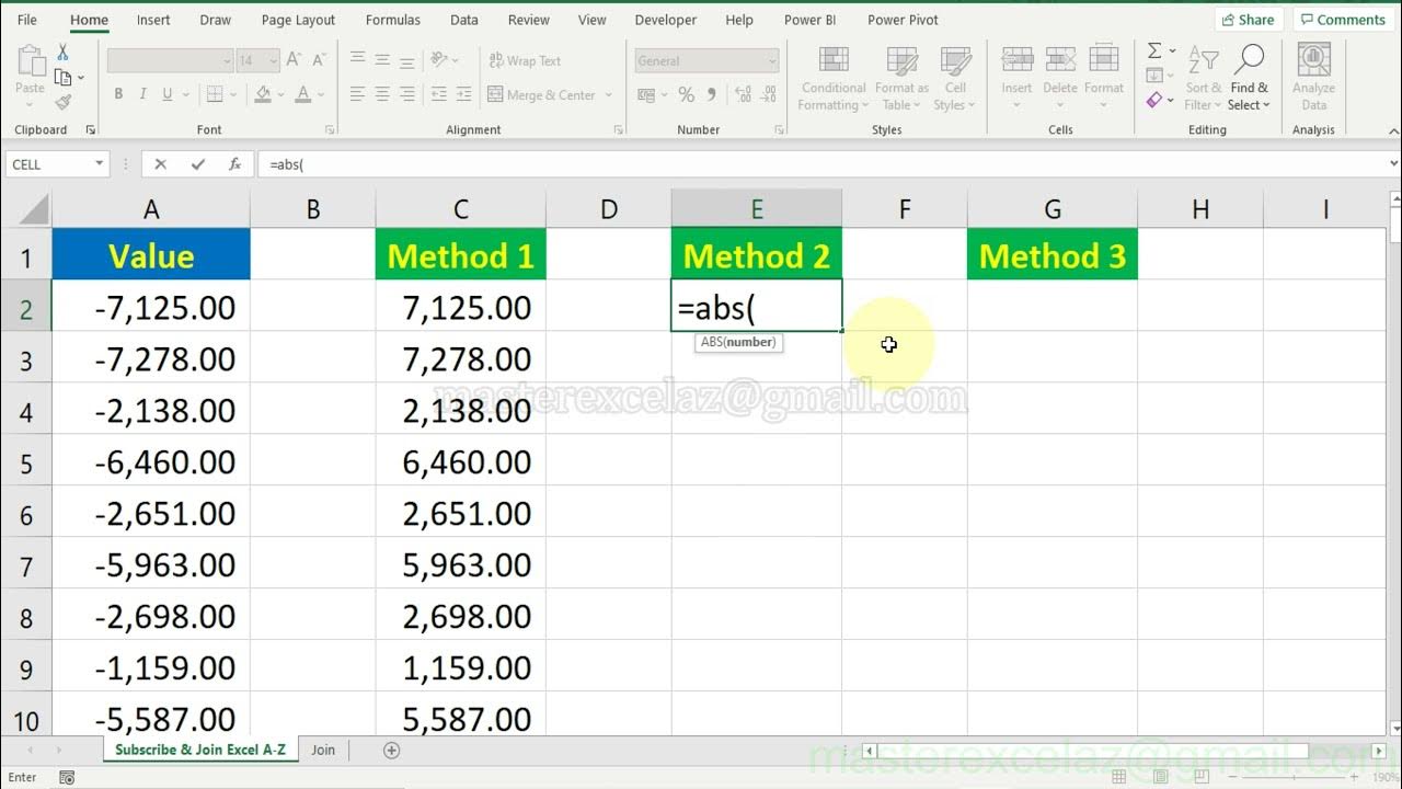 3 Ways To Change Negative Numbers To Positive In Excel YouTube 3-ways-to-change-negative-numbers-to-positive-in-excel-youtube