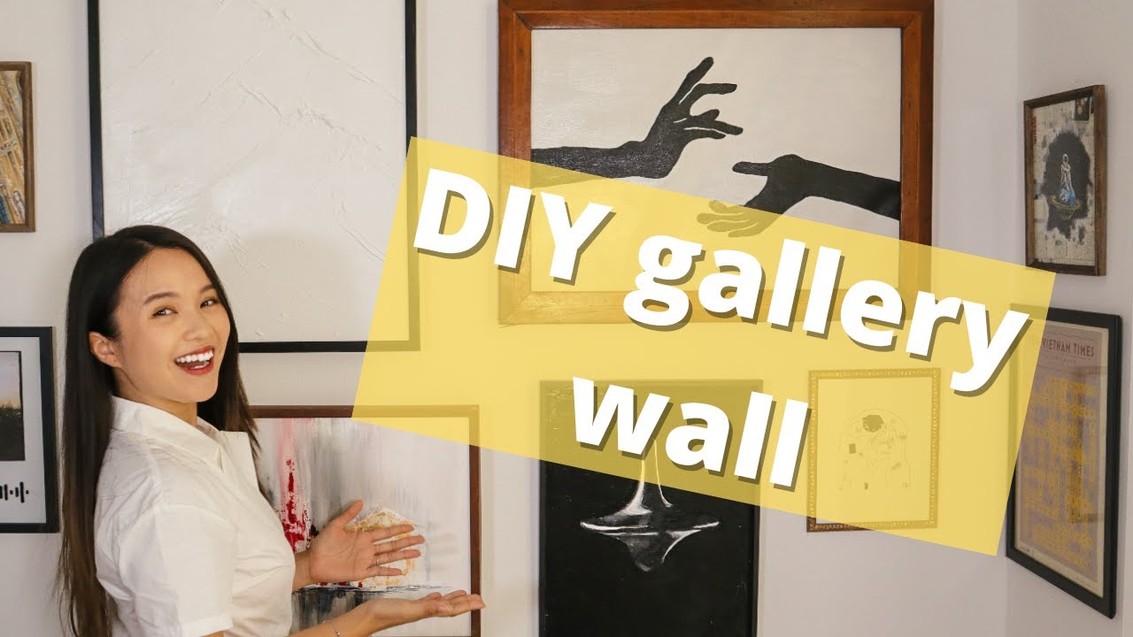My DIY Youtube backdrop gallery wall - YouTube