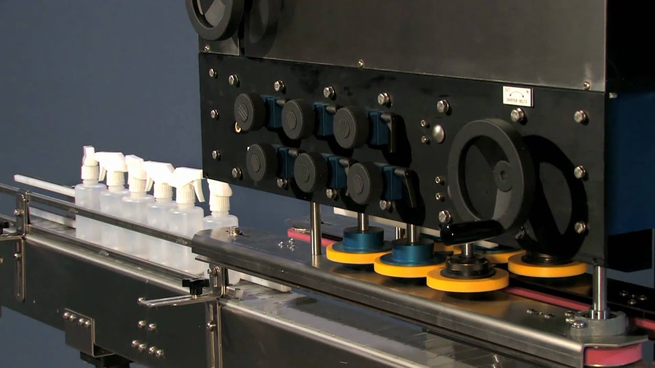 Spindle Capping Machine - Retorquer - YouTube