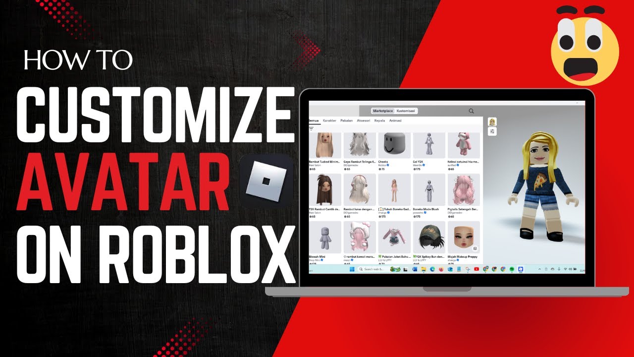 How to Change Avatar in Roblox - YouTube