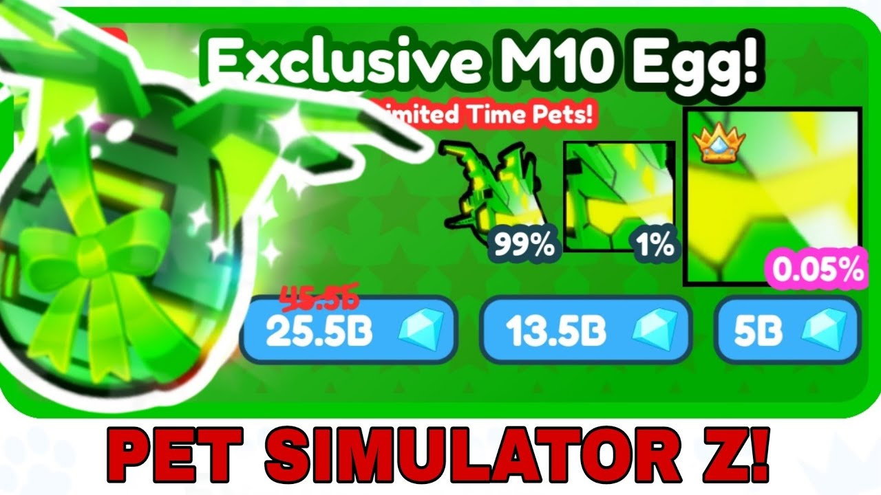Pet Simulator Z! Link [M10 PROTOTYPE UPDATE ] (Link In The Description ...