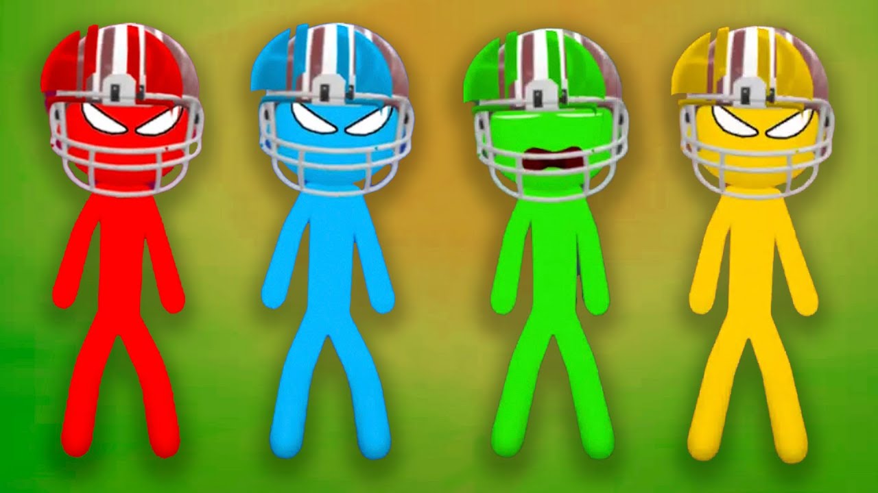 THE BATTLE OF THE RUGBY - Stickman Party 1 2 3 4 Player Games Free ...