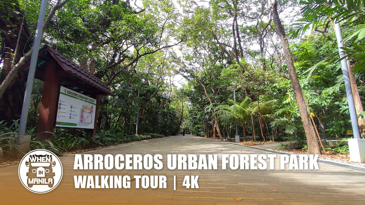 The Last Lung of Manila : Arroceros Urban Forest Park Walking Tour | 4K ...
