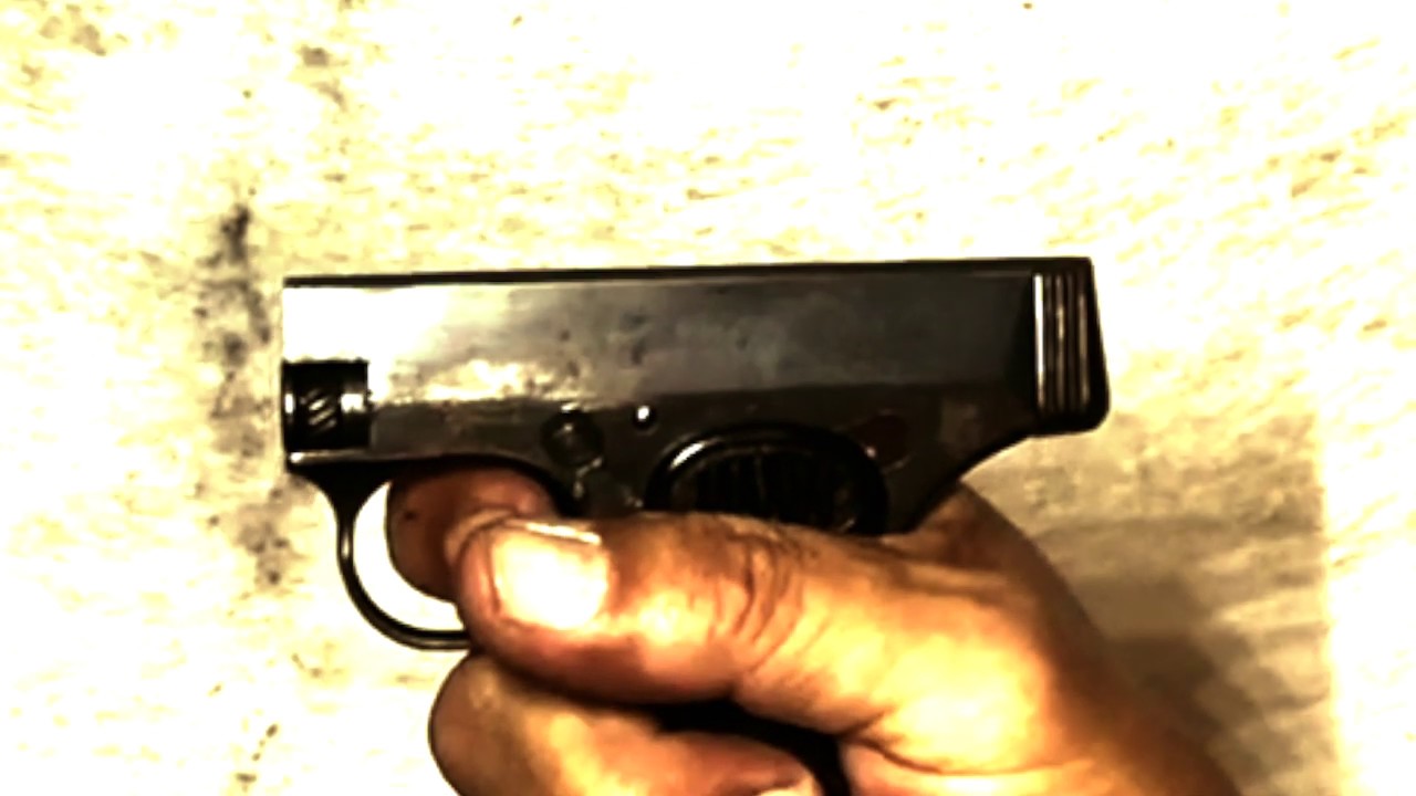 Test pistolet Fritz Mann catégorie D 6.35 / 25 ACP - YouTube