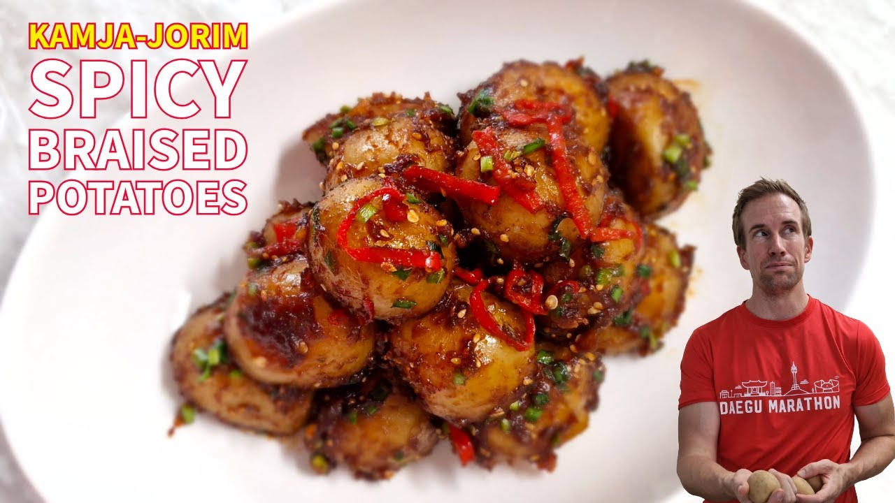 Let's Cook Spicy Korean Braised Potato | Kamja-jorim 감자조림 | Homemade ...