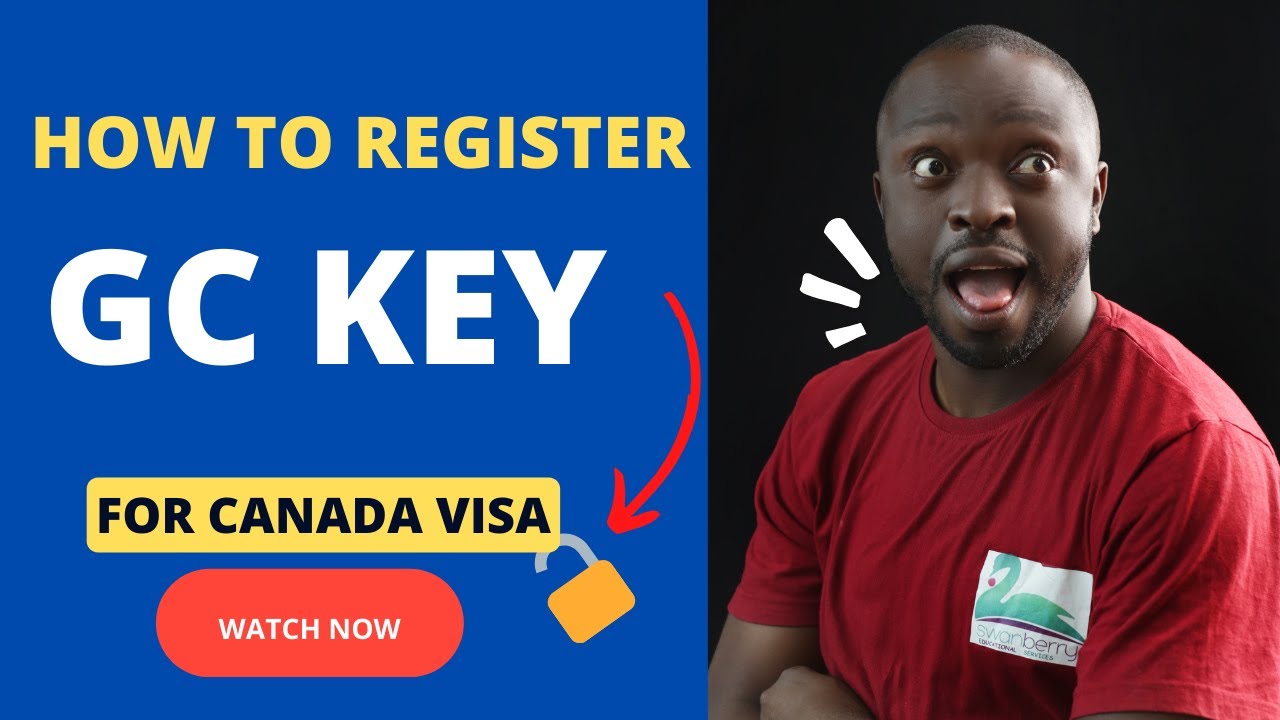 How to register a GC KEY for Canada visa in 2023 - YouTube