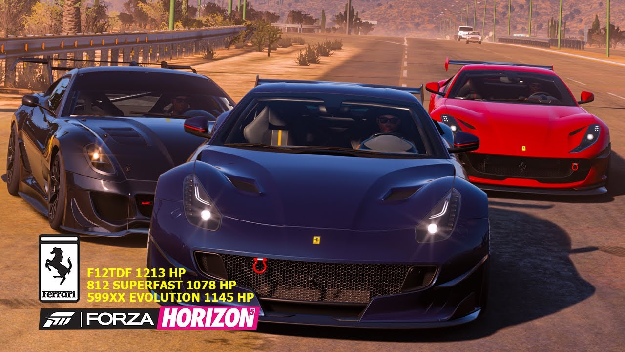 FERRARI SHOWING OFF›FORZA HORIZON 5 - YouTube
