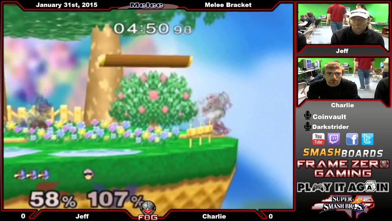 FPS2|Melee-Losers Bracket: Jeff (Falco) vs Charlie (Cptn Falcon, Young ...