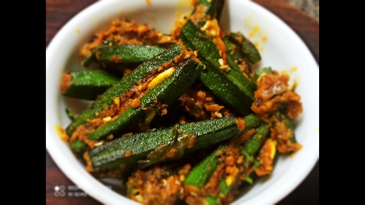 how to make bharli bhindi | masala bhendi | Ep 52 - YouTube