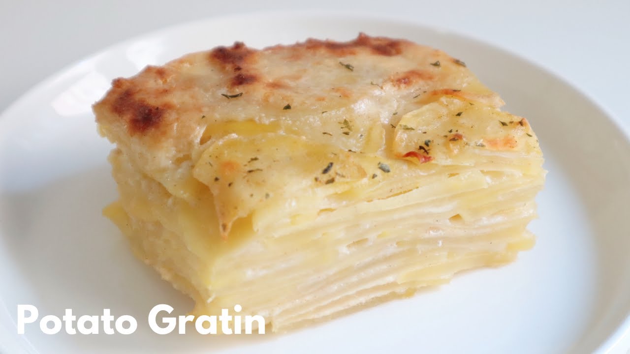 EASY POTATO GRATIN RECIPE | POTATO AU GRATIN | CREAMY BAKED POTATOES ...