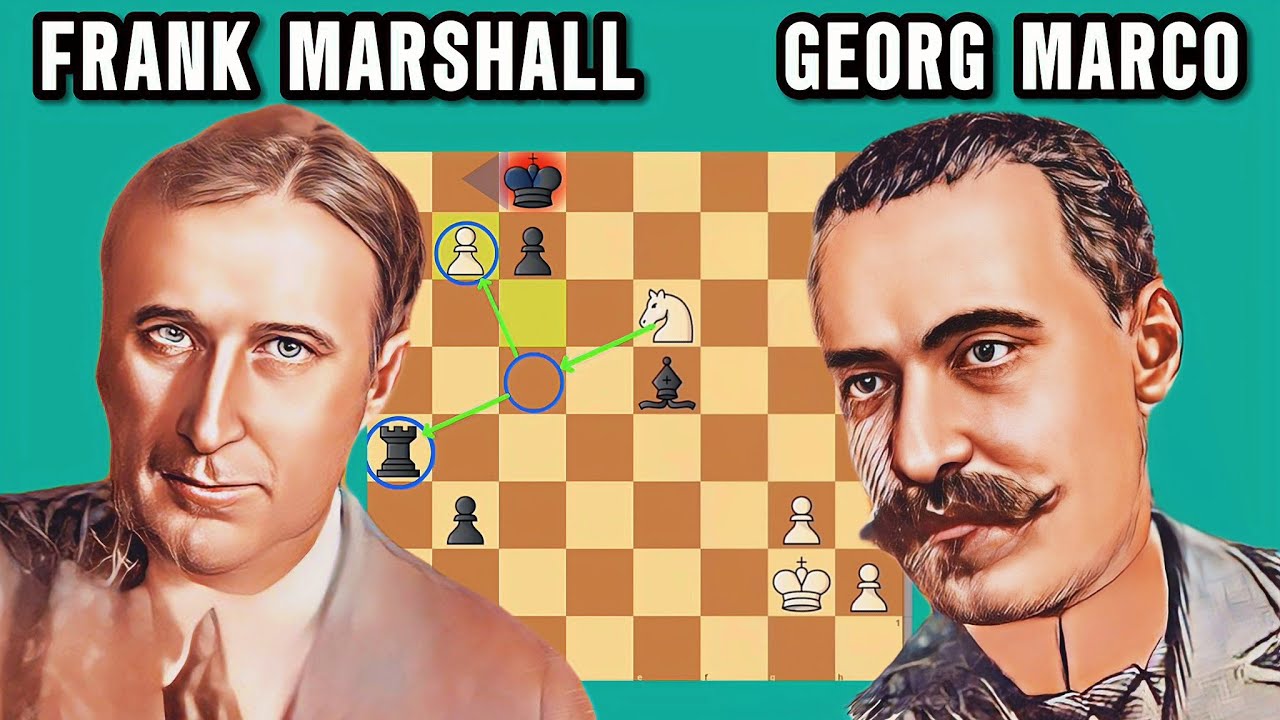 Fascinating Endgame !! | Frank Marshall vs. Georg Marco, 1904 | Round ...