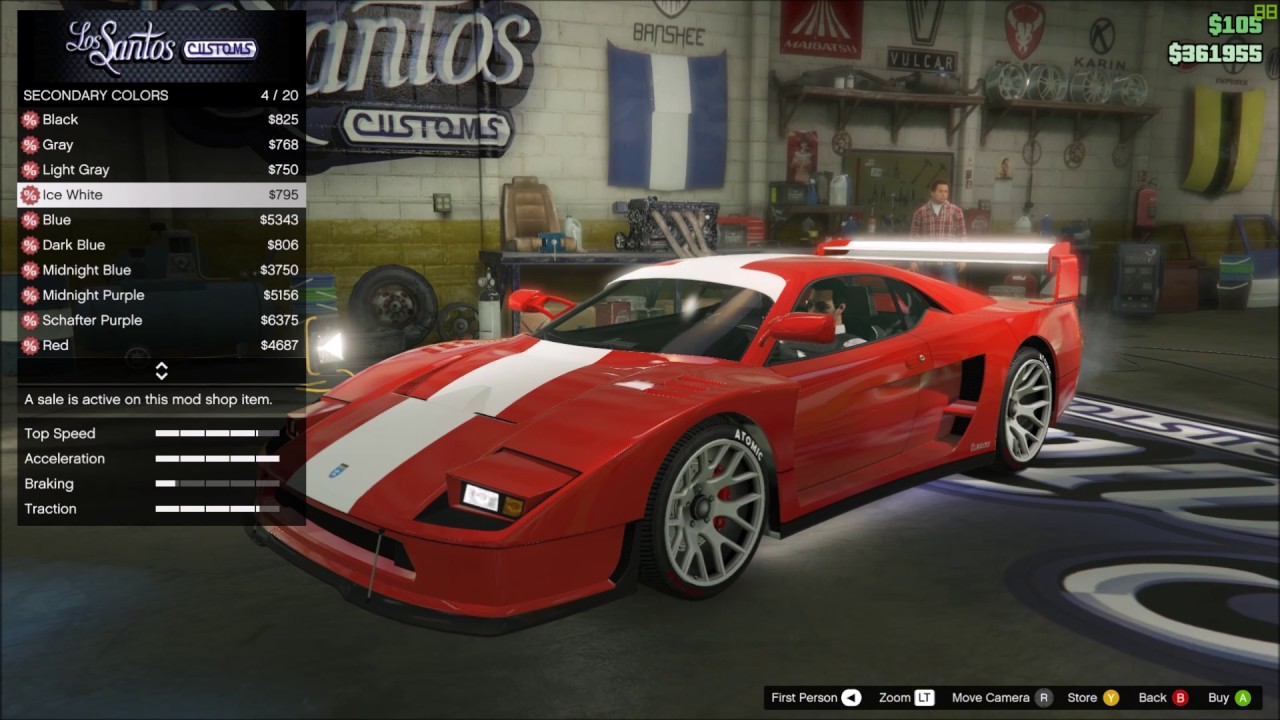 GTA Online Grotti Turismo Classic Customization - YouTube
