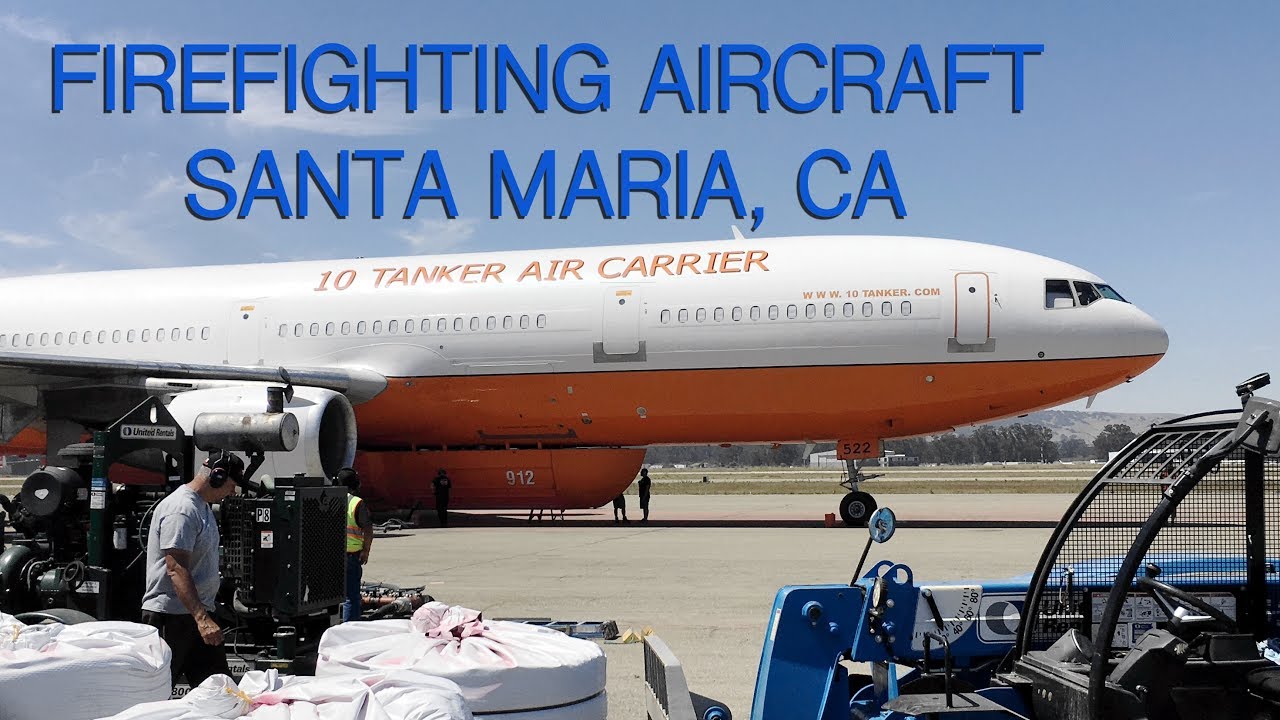 Firefighting Aircraft at Santa Maria Airport - July 13, 2017 - YouTube