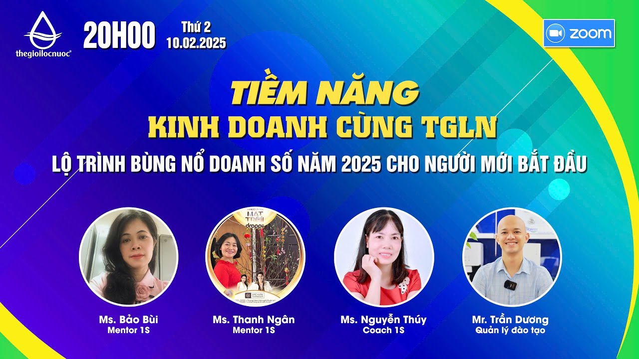 TIỀM NĂNG KINH DOANH TGLN CHO NGƯỜI MỚI - YouTube