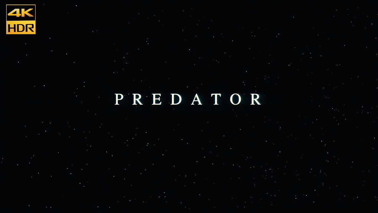 Predator (1987) Opening Movie Clip 4K HDR10+ Kodak 2383 D55 - YouTube