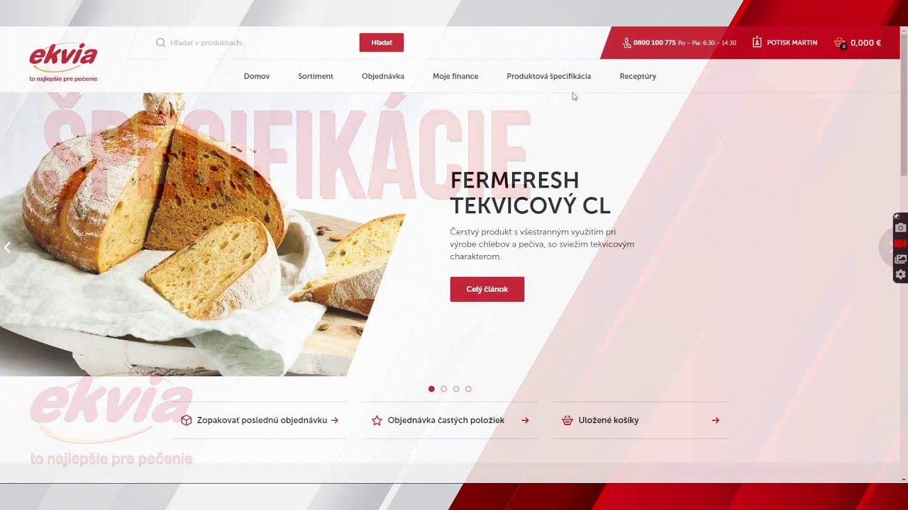 Ekvia B2B E-shop video manuál - YouTube